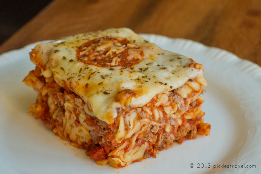 Pizza Noodle Hotdish Casserole Dishes